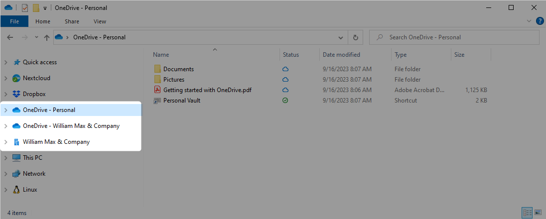 OneDrive Confusion