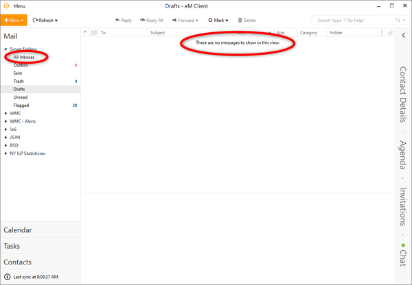 ZERO emails in my Inbox